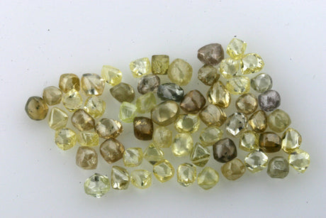 Parcel of yellow rough diamond