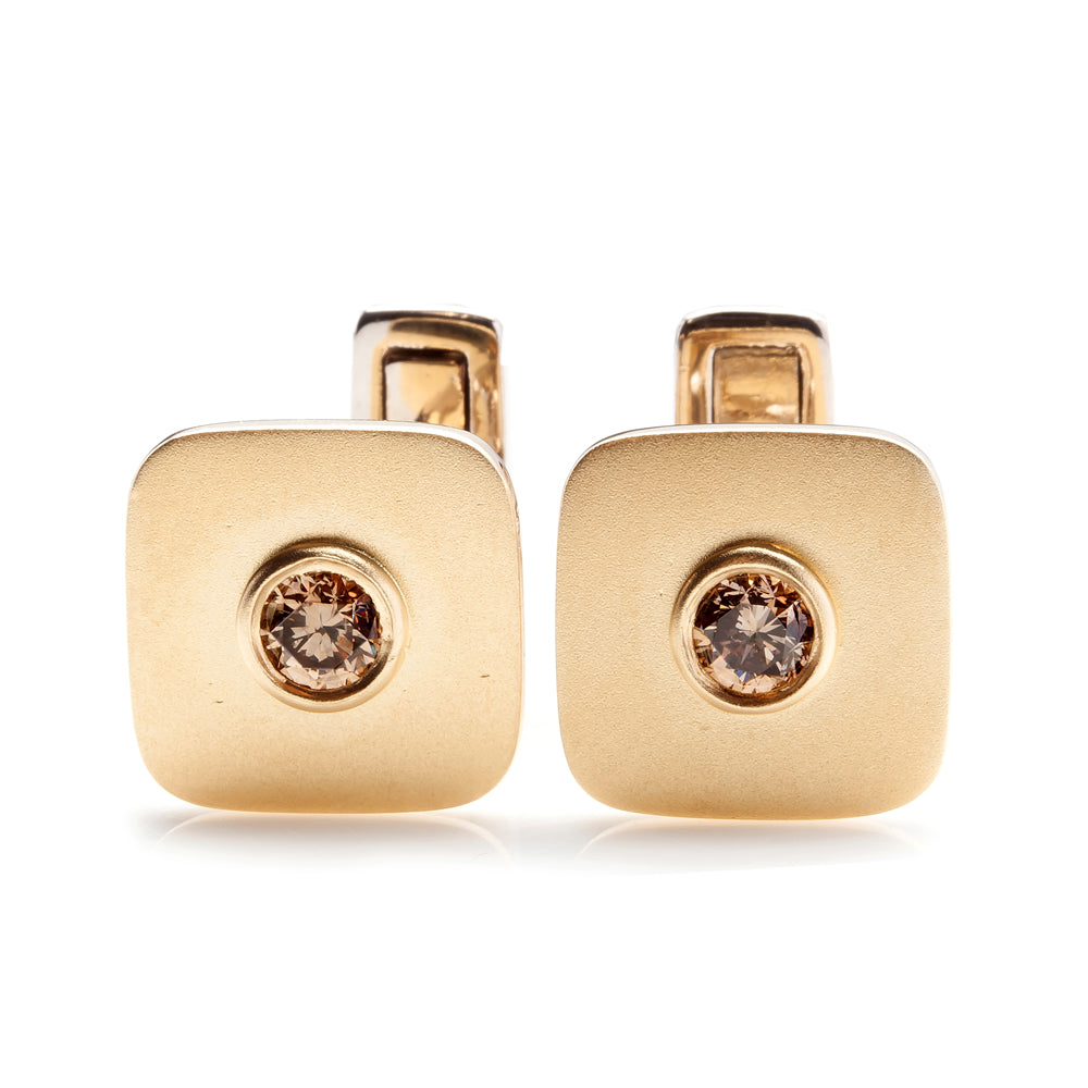 Champagne Diamonds Cufflinks